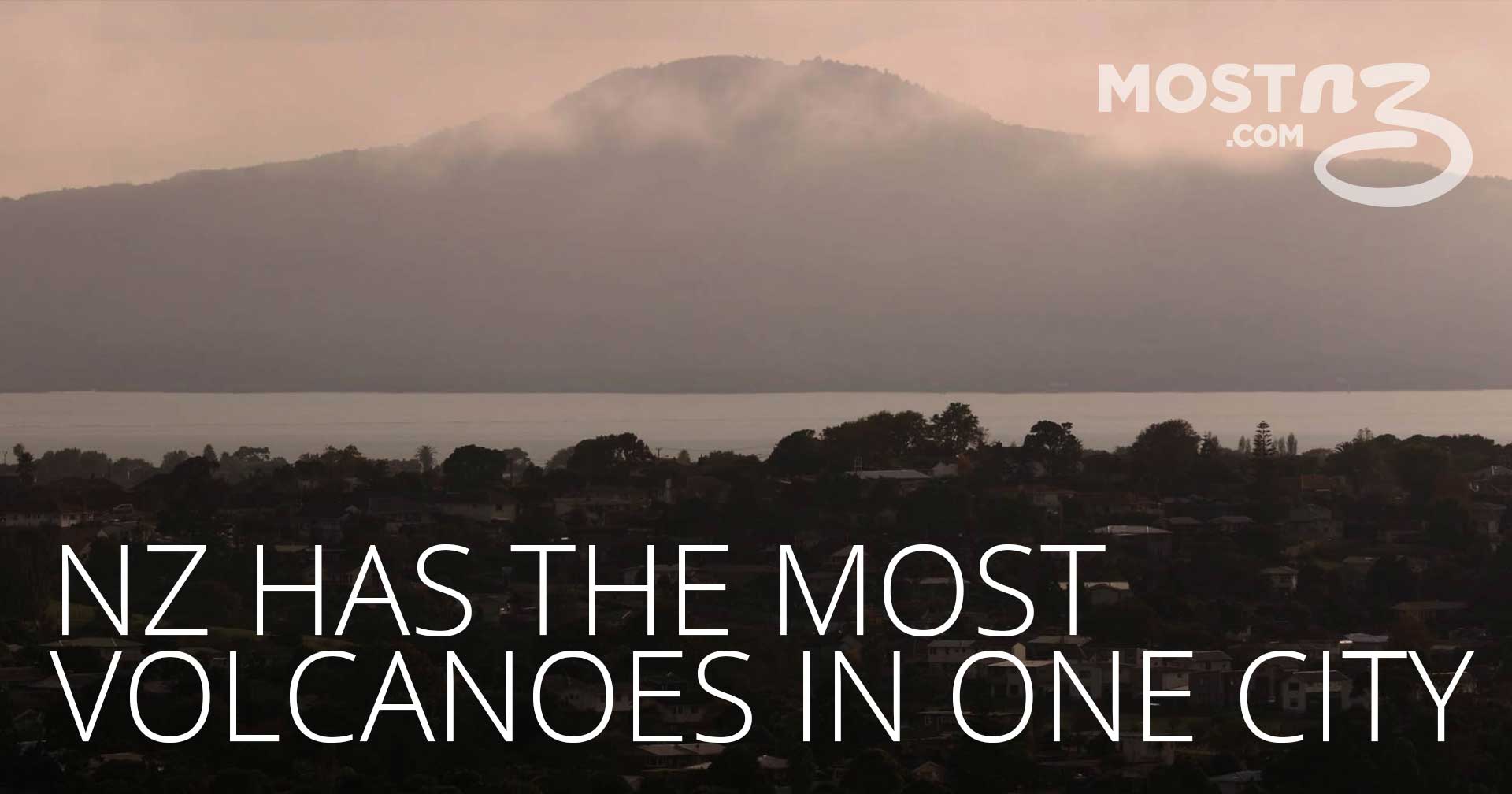 New Zealand has the most volcanoes